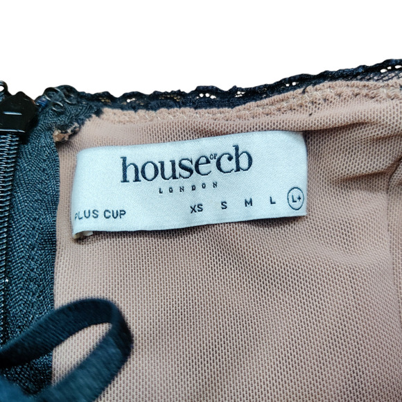 House of CB | Dresses | House Of Cb Escala Black Lace Midi Dress Sexy ...